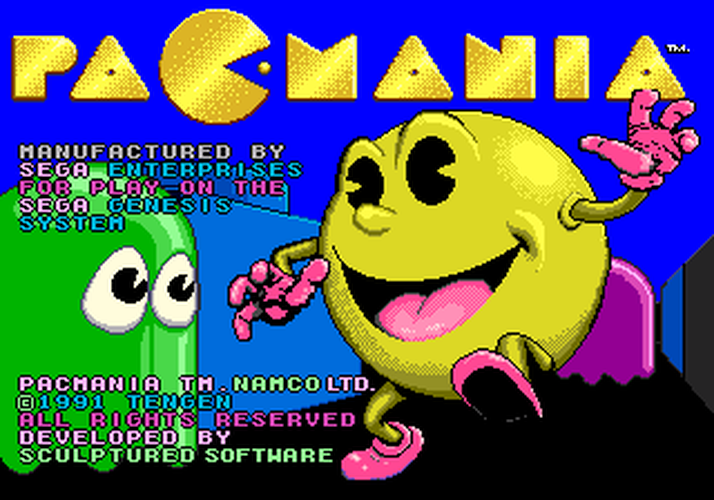 PAC-MANIA (Mega Drive): Revivendo um clássico da infância - Mundo dos ...
